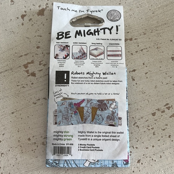 Dynomighty | Bags | Robots Mighty Wallet Folded Origami Wallet By ...